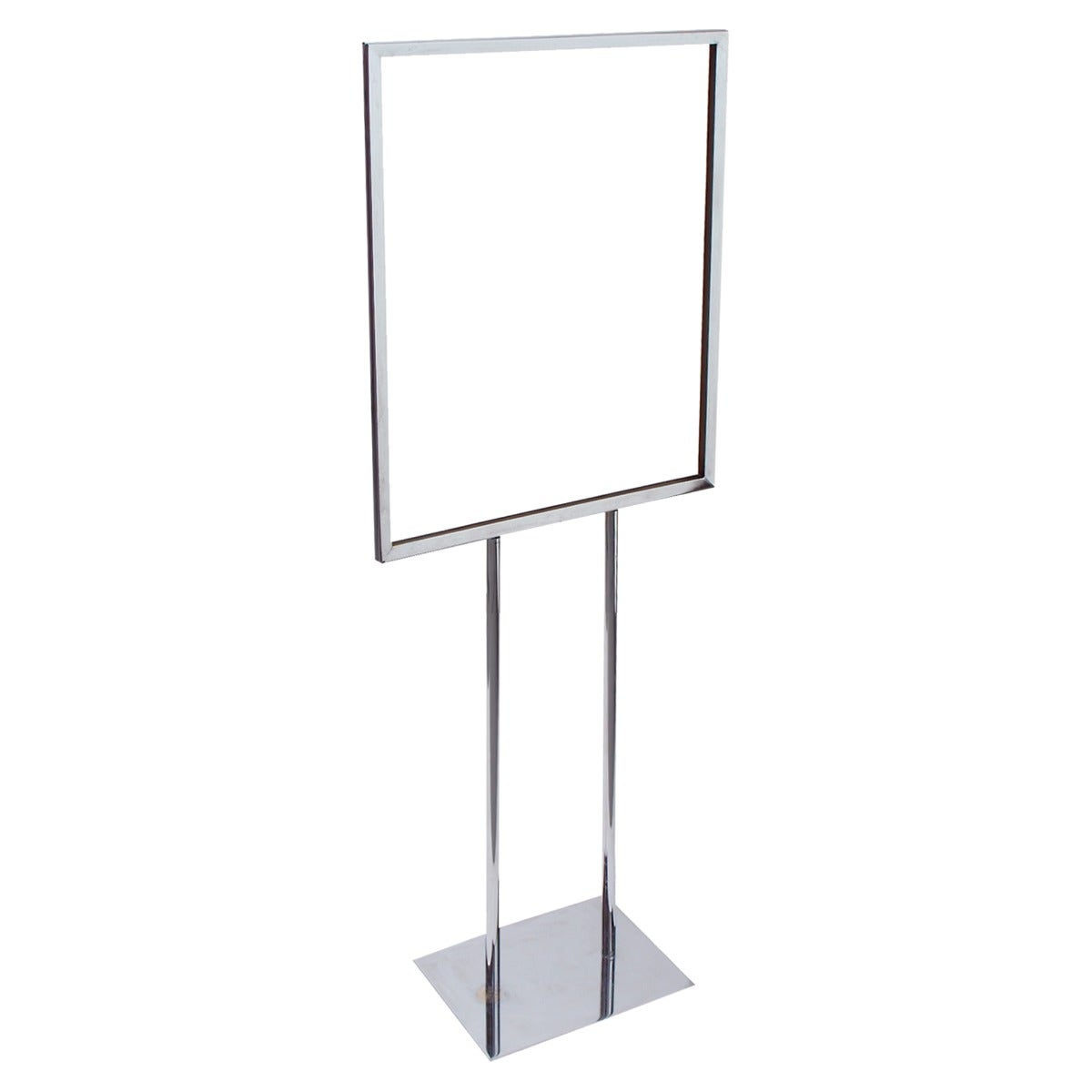 Floor Standing Sign Holder | Round Tubing Supports | Rectangular Base ...
