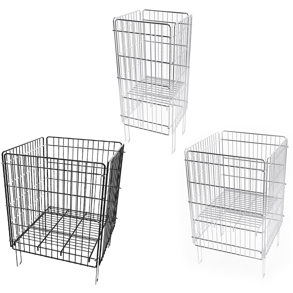 Wire Dump Bins | Eddie's Hang-Up Display Ltd.