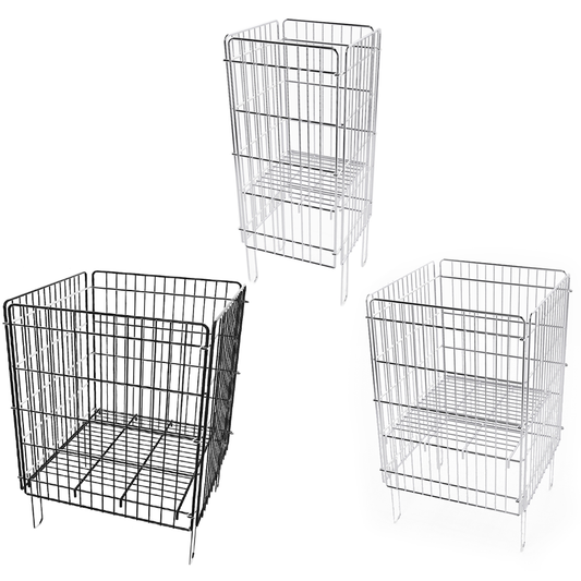 Wire Dump Bins & Basket Racks – Eddie's Hang-Up Display Ltd.