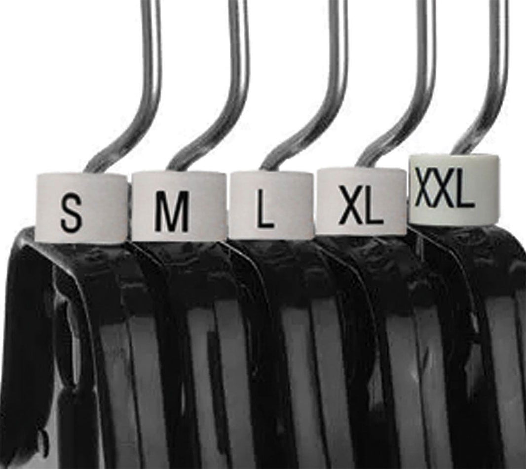 Clothing Size Labels, Dividers & Hanger Markers – Eddie's Hang-Up ...