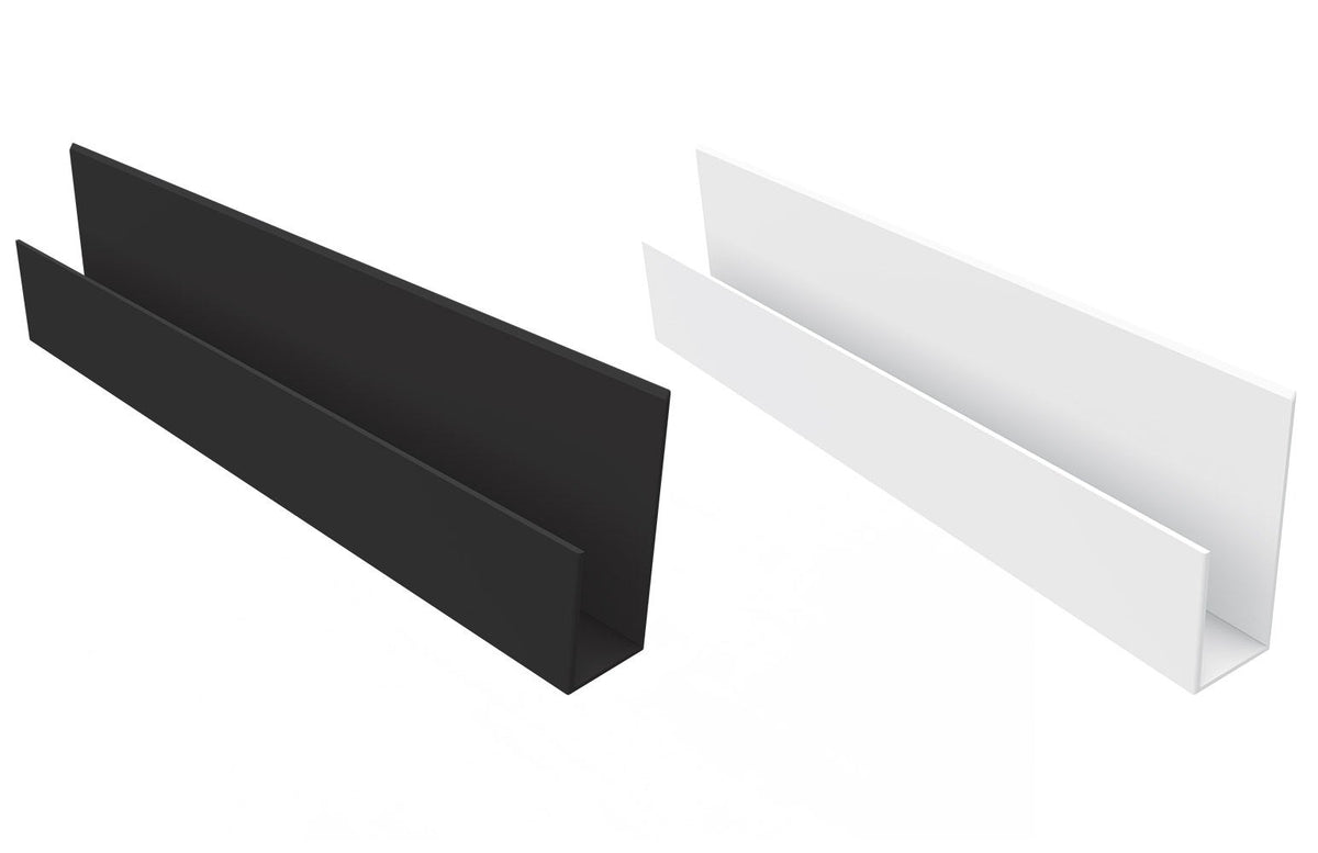 Finishing Side Trim | PVC Plastic Slatwall – Eddie's Hang-Up Display Ltd.